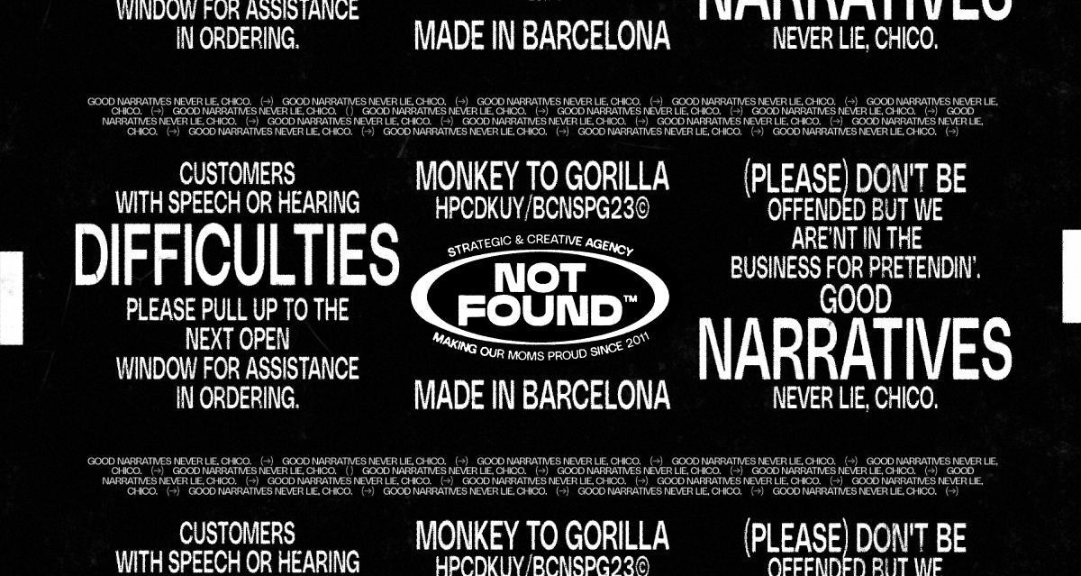Not Found™ [Digital Dosis] - Brand Agency